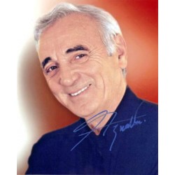 Autographe Charles AZNAVOUR