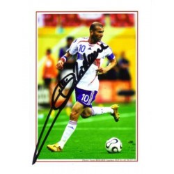 Zinedine ZIDANE Autograph