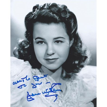 Jane WITHERS Autograph