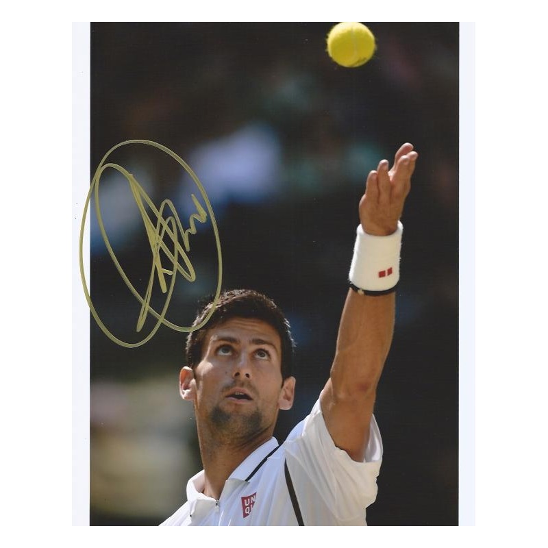 Autographe Novak DJOKOVIC
