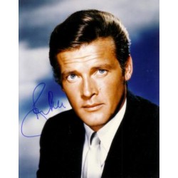 Roger MOORE Autograph