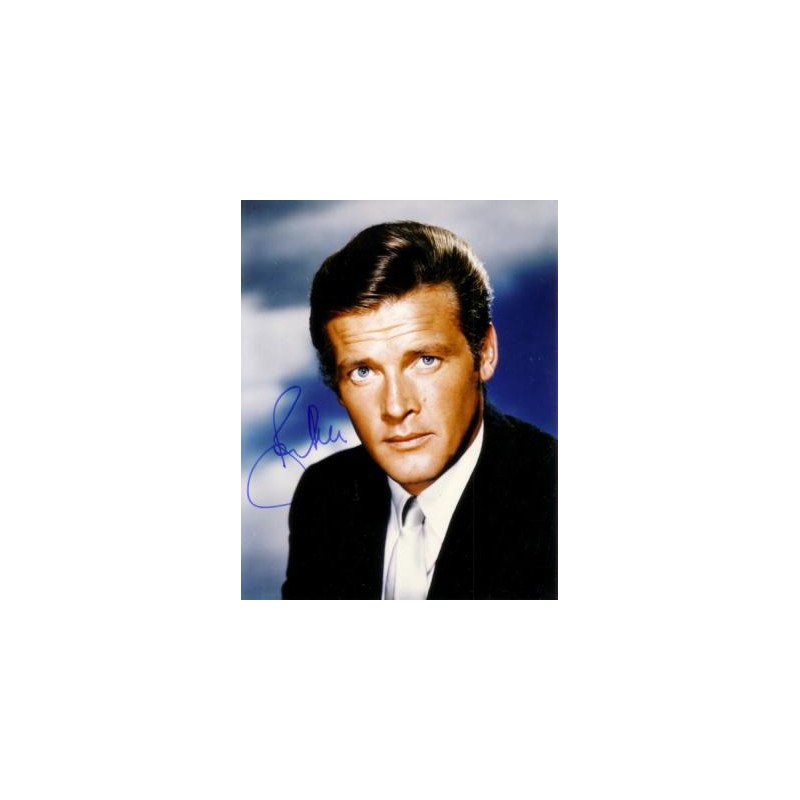 Roger MOORE Autograph