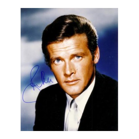 Roger MOORE Autograph