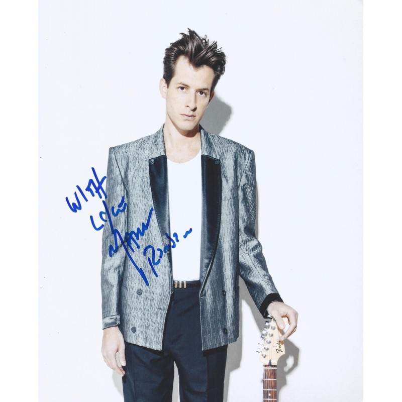 Autographe Mark RONSON