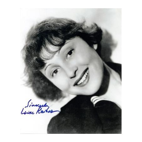 Luise RAINER Autograph