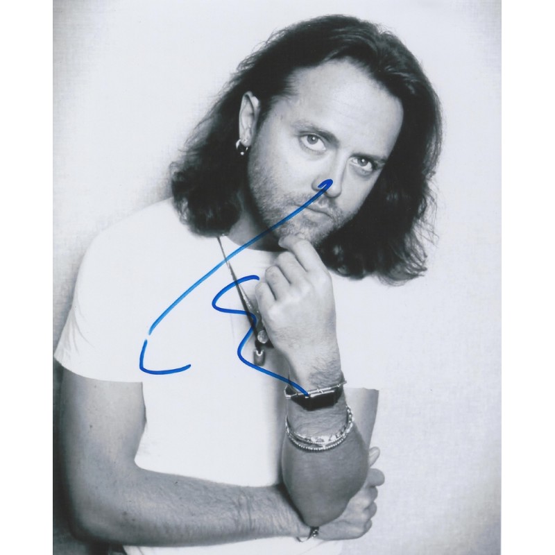Autographe Lars ULRICH - METALLICA