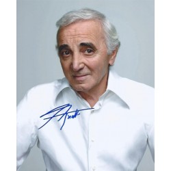 Autographe Charles AZNAVOUR