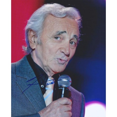 Charles AZNAVOUR Autograph