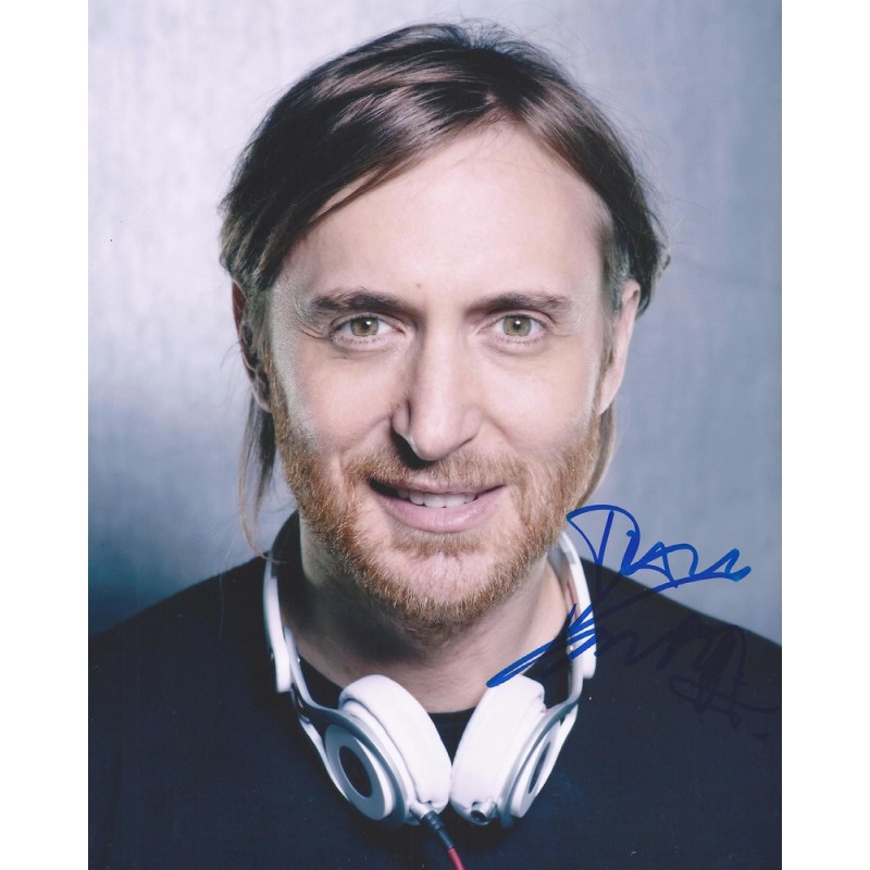 Autographe David GUETTA