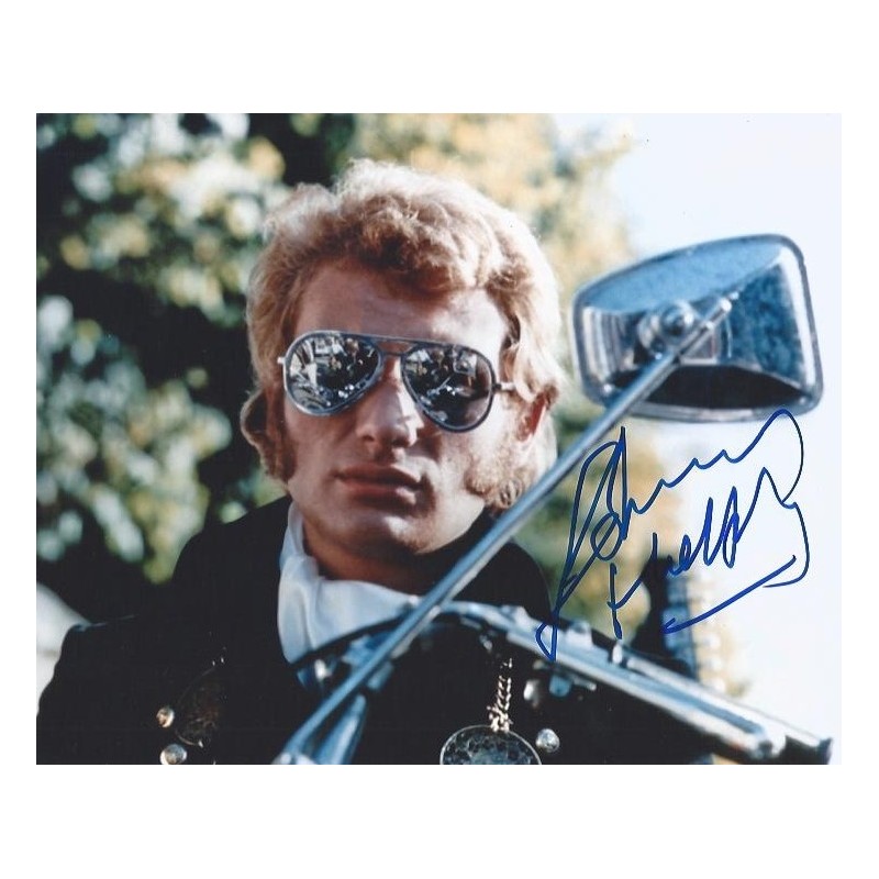 Johnny HALLYDAY Autograph