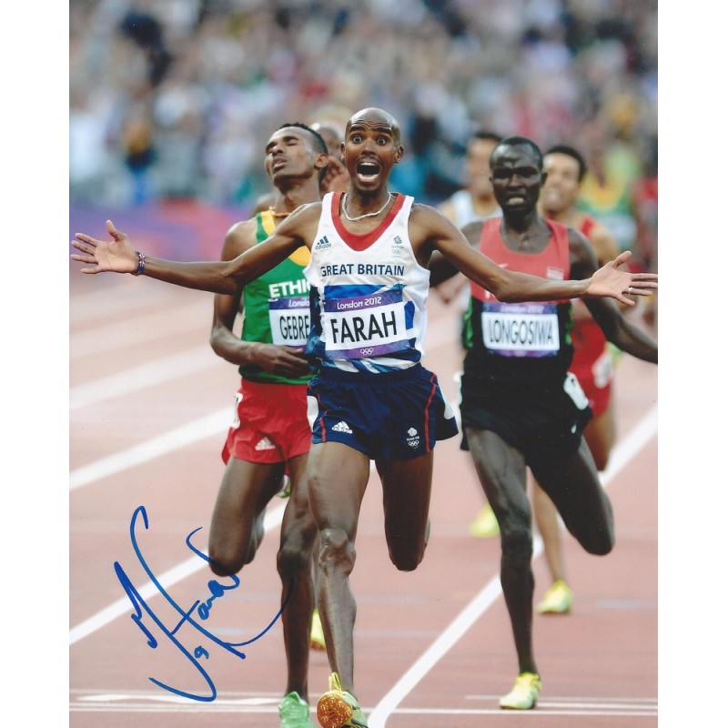 Mo FARAH Autograph