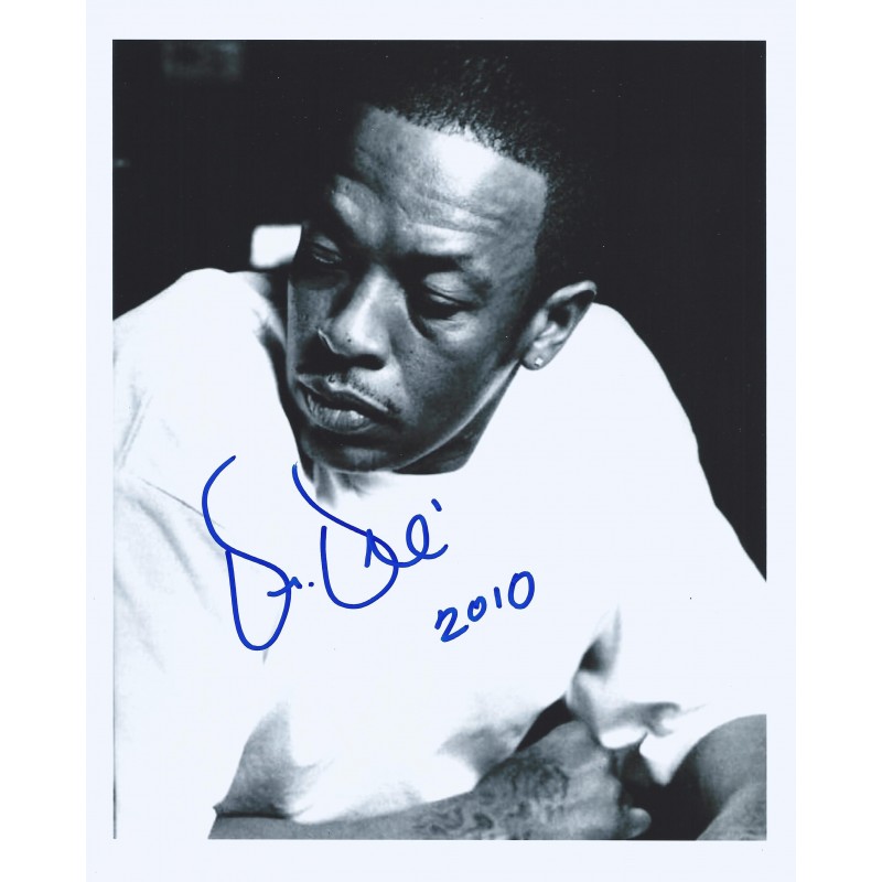 DR DRE Autograph