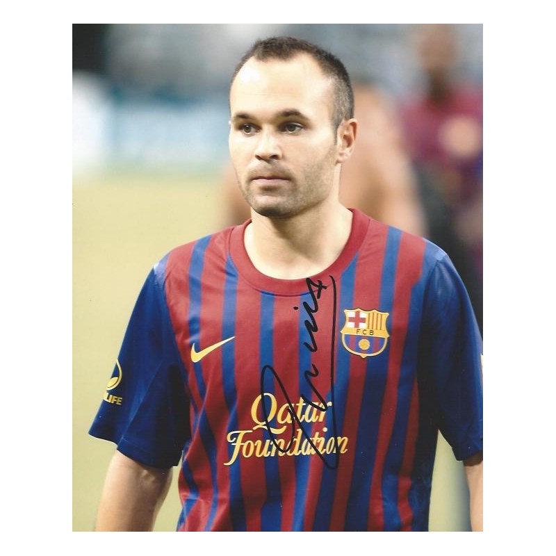 Andrés INIESTA Autograph