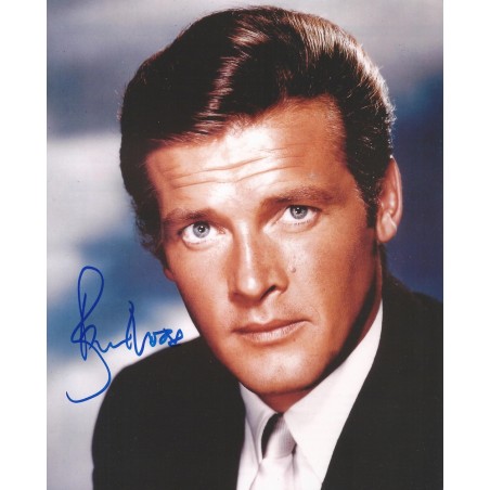 Roger MOORE Autograph