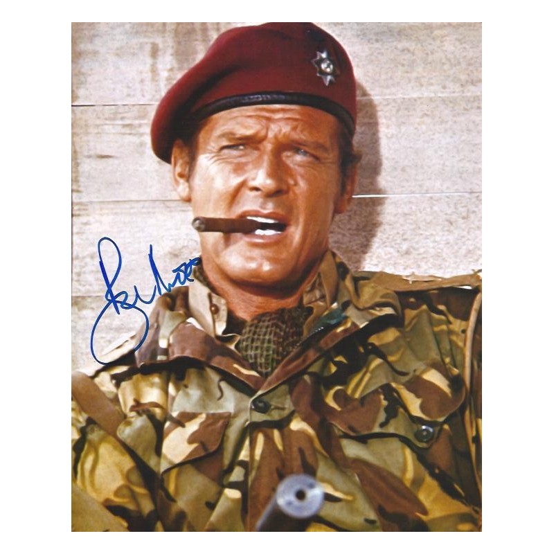 Roger MOORE Autograph