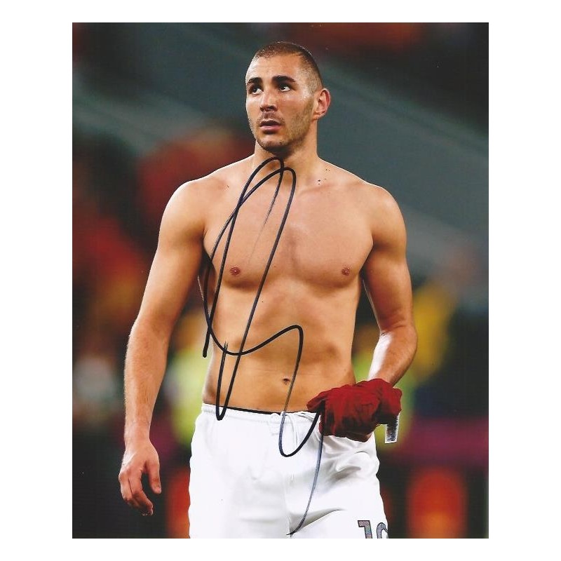 Autographe Karim BENZEMA
