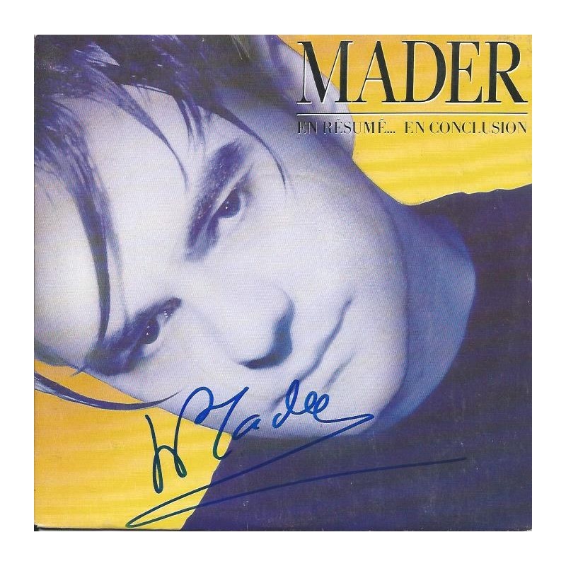 Jean Pierre MADER Autograph