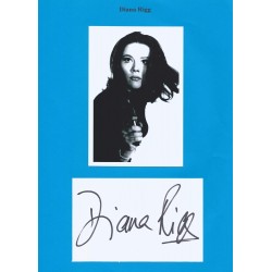 Diana RIGG Autograph