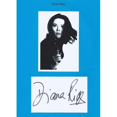 Autographe Diana RIGG