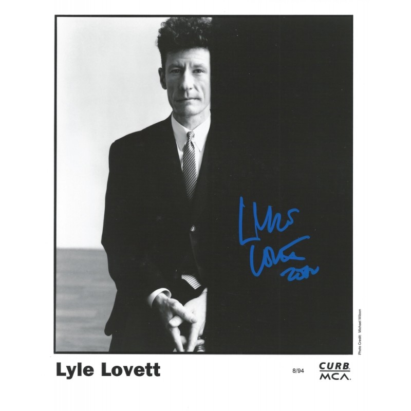 Lyle LOVETT Autograph