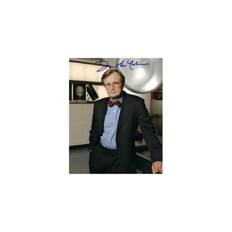 David MCCALLUM Autograph