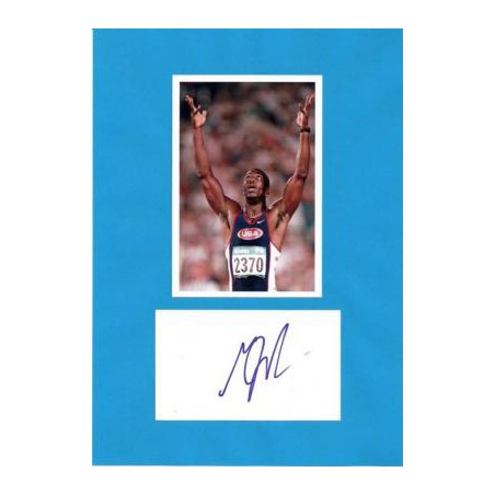 Michael JOHNSON Autograph