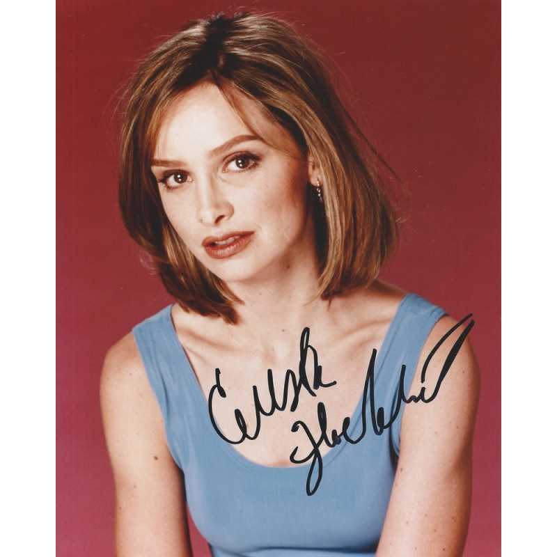 Calista FLOCKHART Autograph