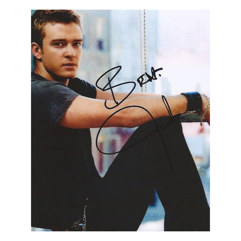 Justin TIMBERLAKE Autograph