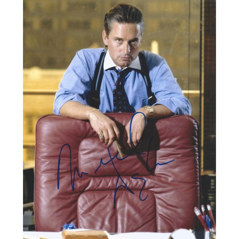 Autographe Michael DOUGLAS