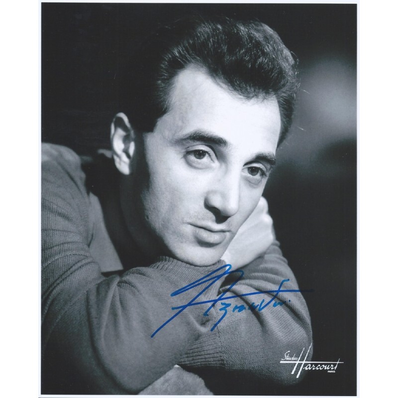Charles AZNAVOUR Autograph
