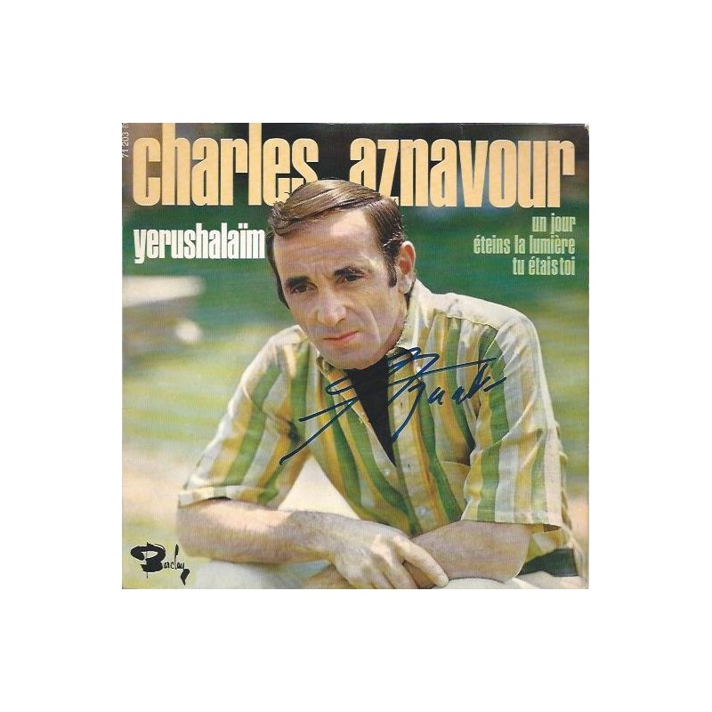 Charles AZNAVOUR Autograph
