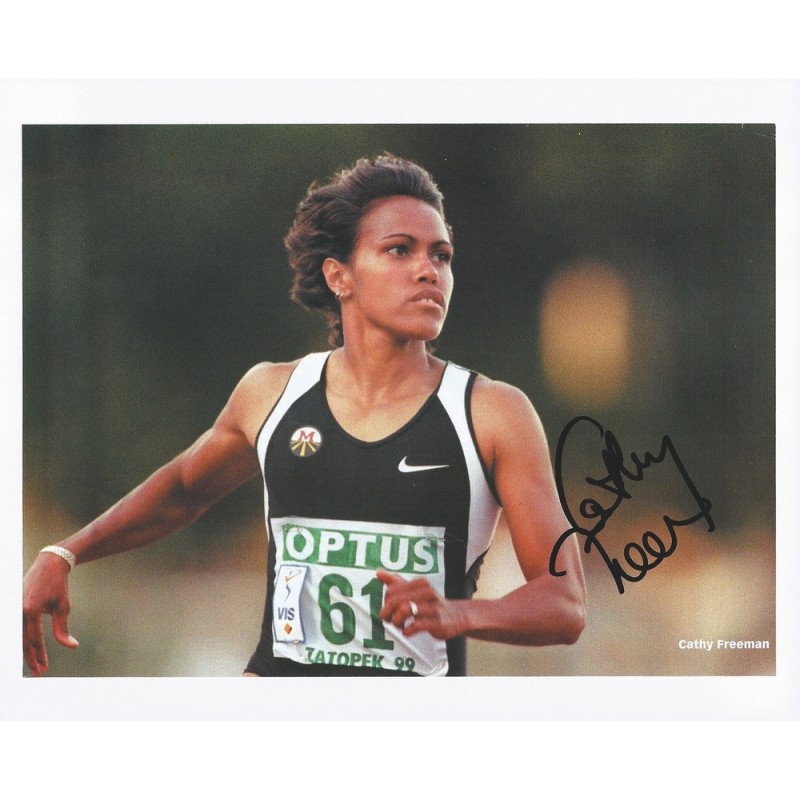 Cathy FREEMAN Autograph