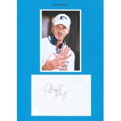 Peter BERG Autograph