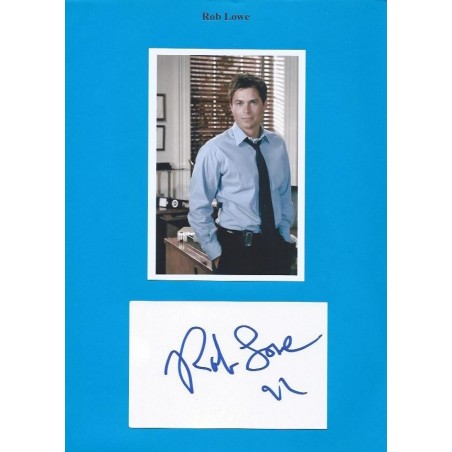 Rob LOWE Autograph