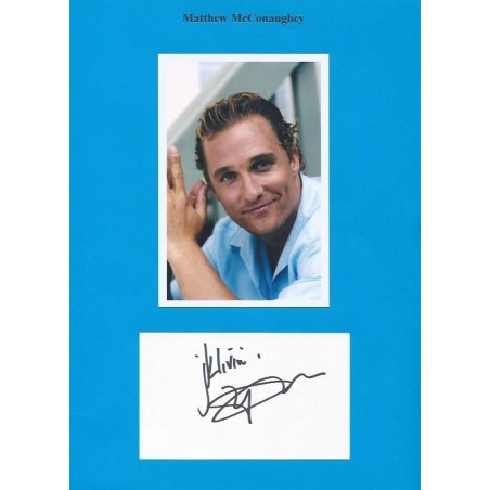 Matthew MCCONAUGHEY Autograph