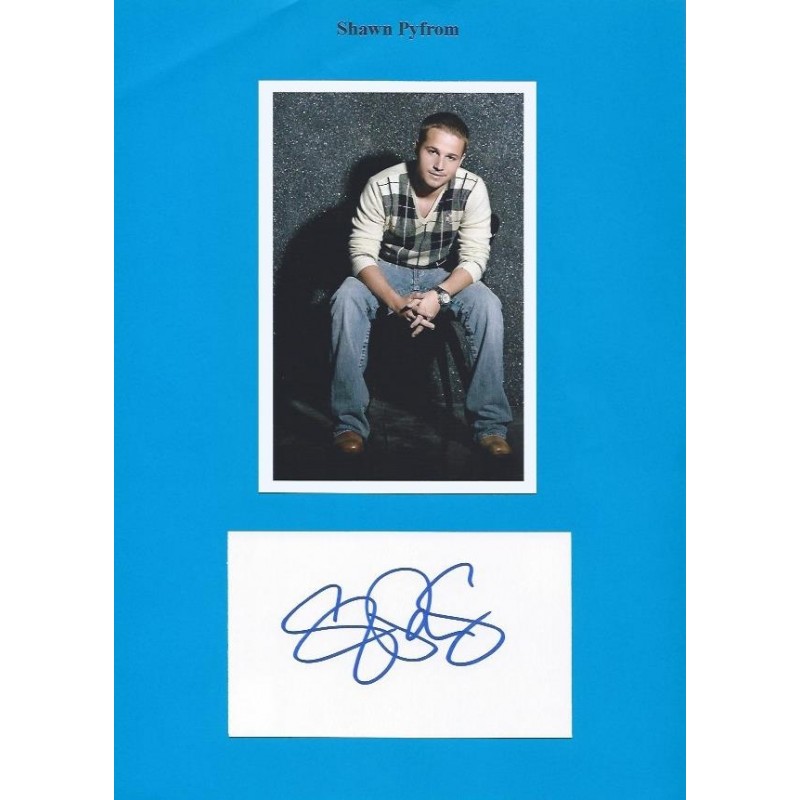 Shawn PYFROM Autograph
