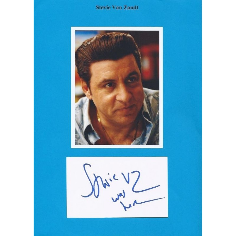 Steven VAN ZANDT Autograph
