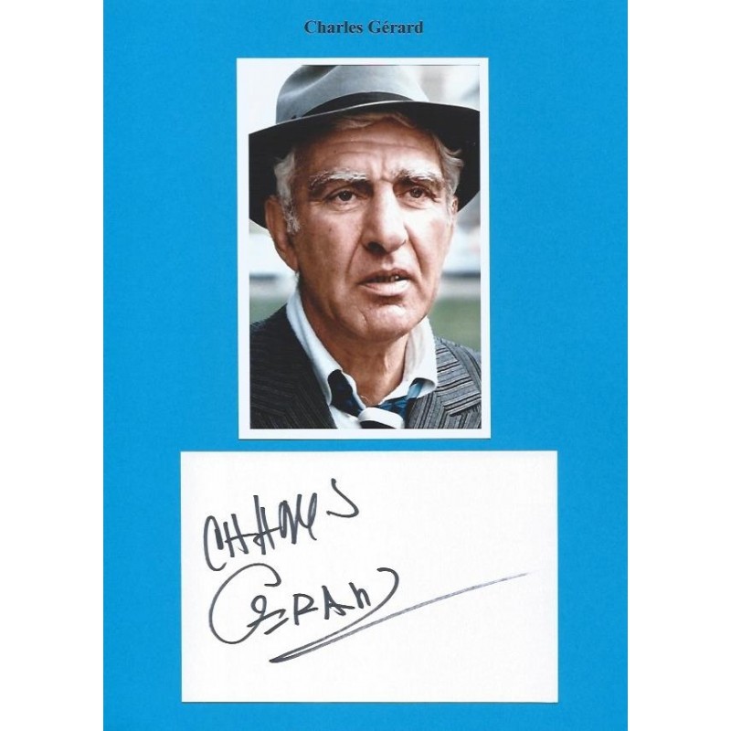 Charles GERARD Autograph