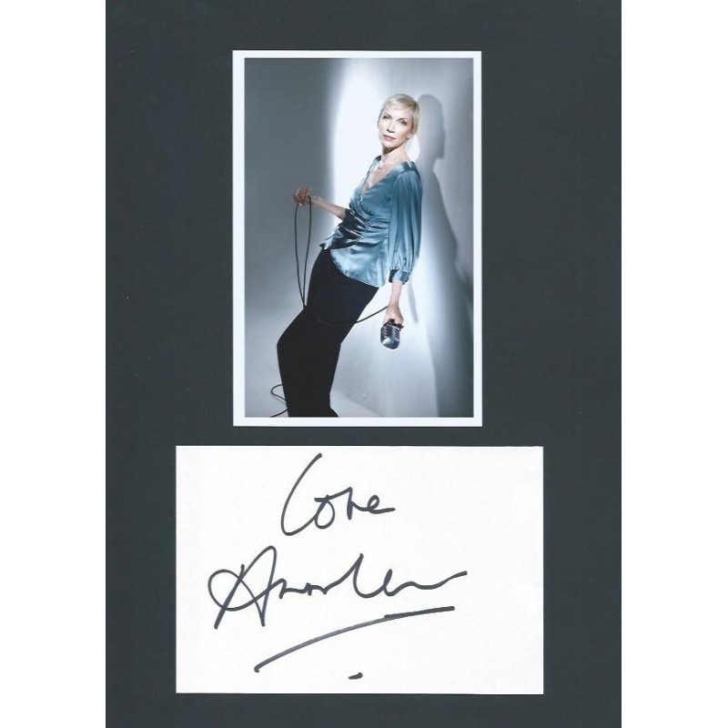 Autographe Annie LENNOX - EURYTHMICS