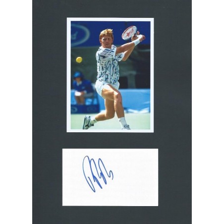 Boris BECKER Autograph