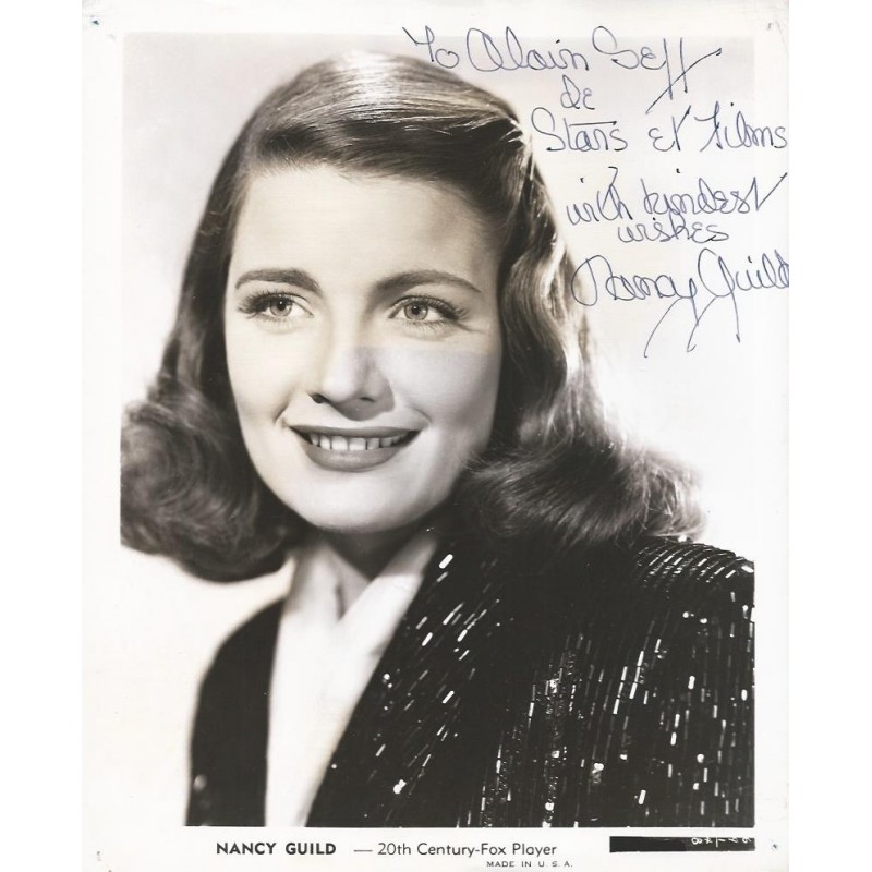 Autographe Nancy GUILD