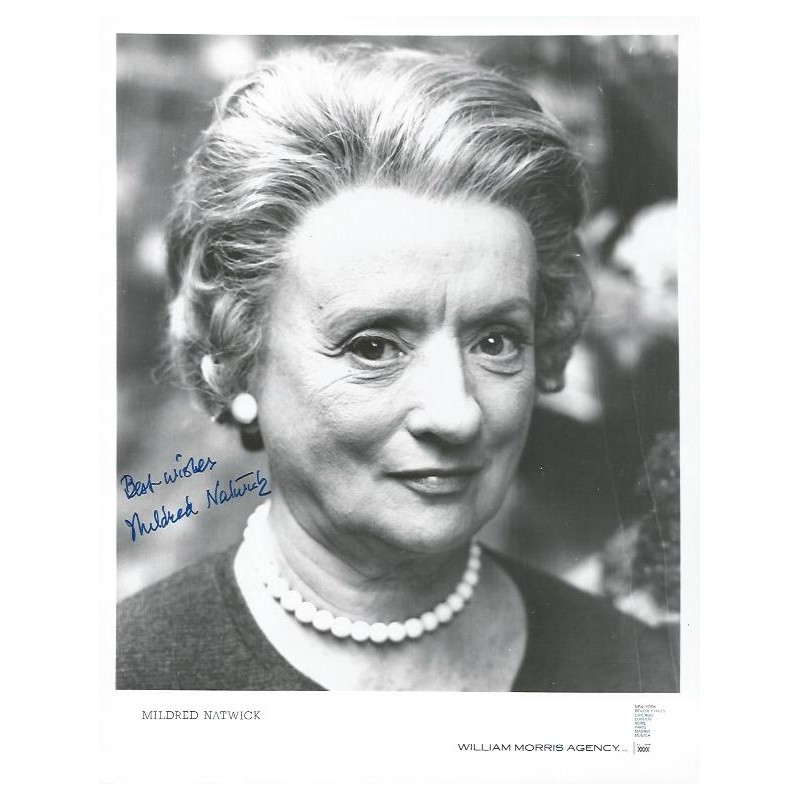 Autographe Mildred NATWICK