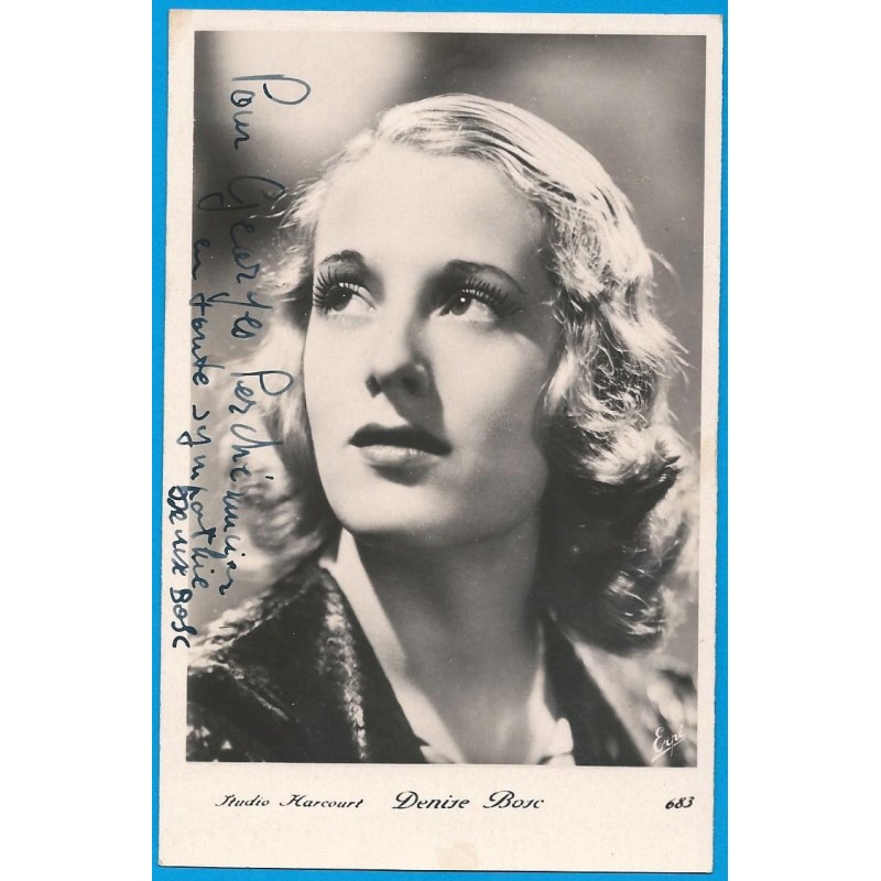 Denise BOSC Autograph
