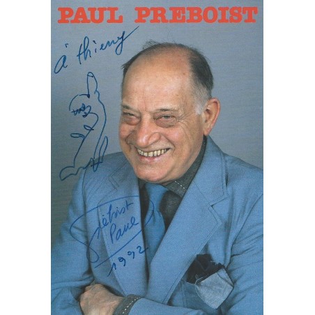 Paul PREBOIST Autograph