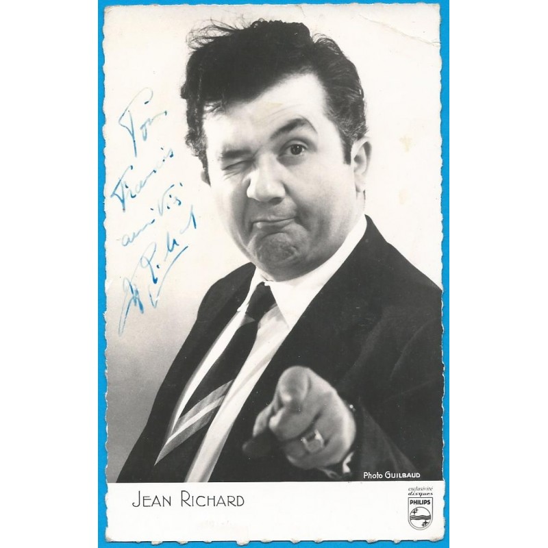 Autographe Jean RICHARD