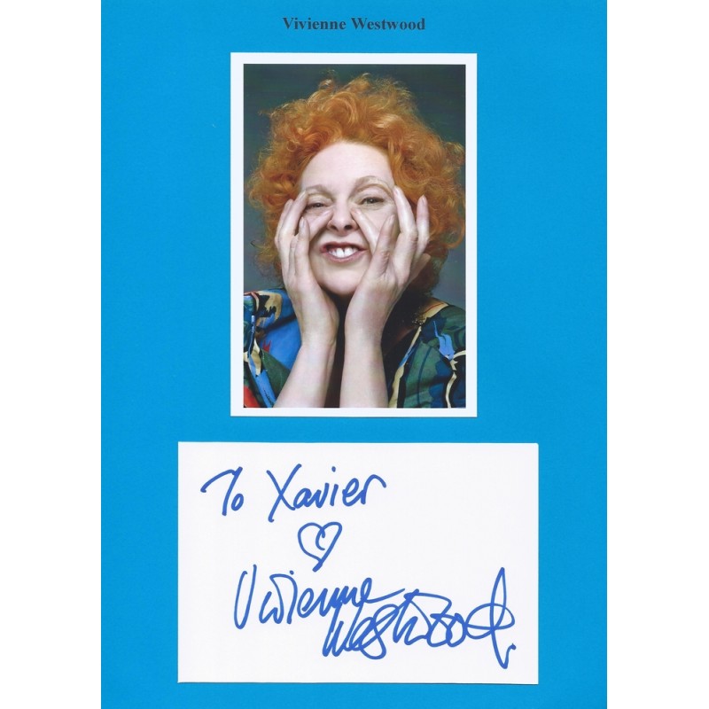 Vivienne WESTWOOD Autograph