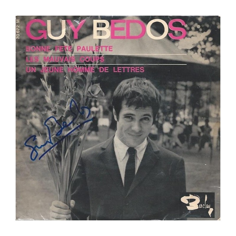 Autographe Guy BEDOS