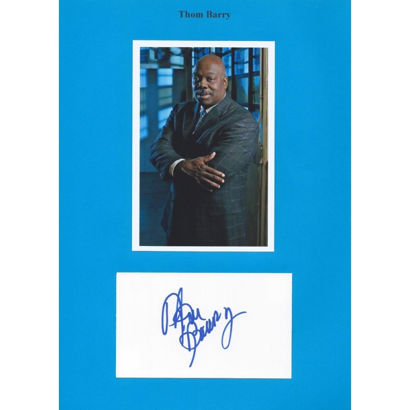 Autographe Thom BARRY