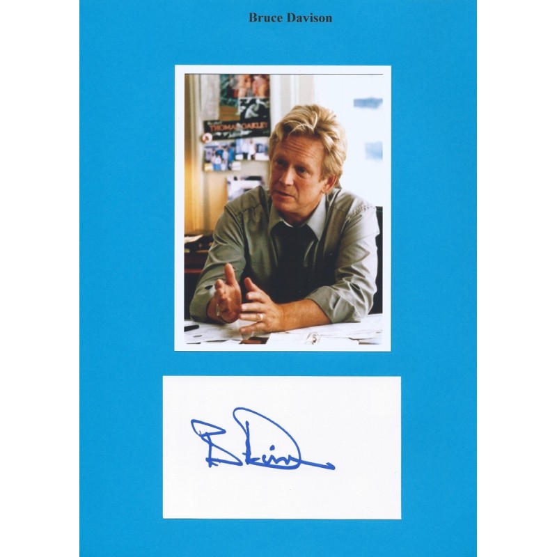 Autographe Bruce DAVISON