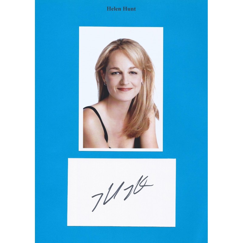 Autographe Helen HUNT